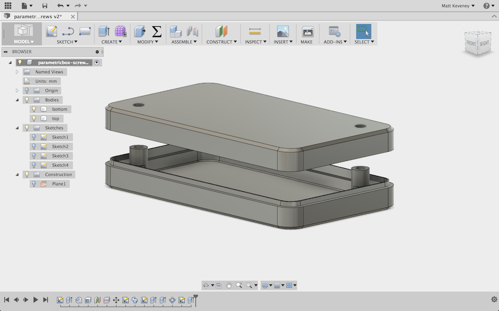 A parametric design for 3D printed boxes – Ace Makerspace